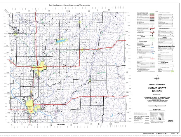 Cowley County Stone Bridge Map – Stone Arch Bridges